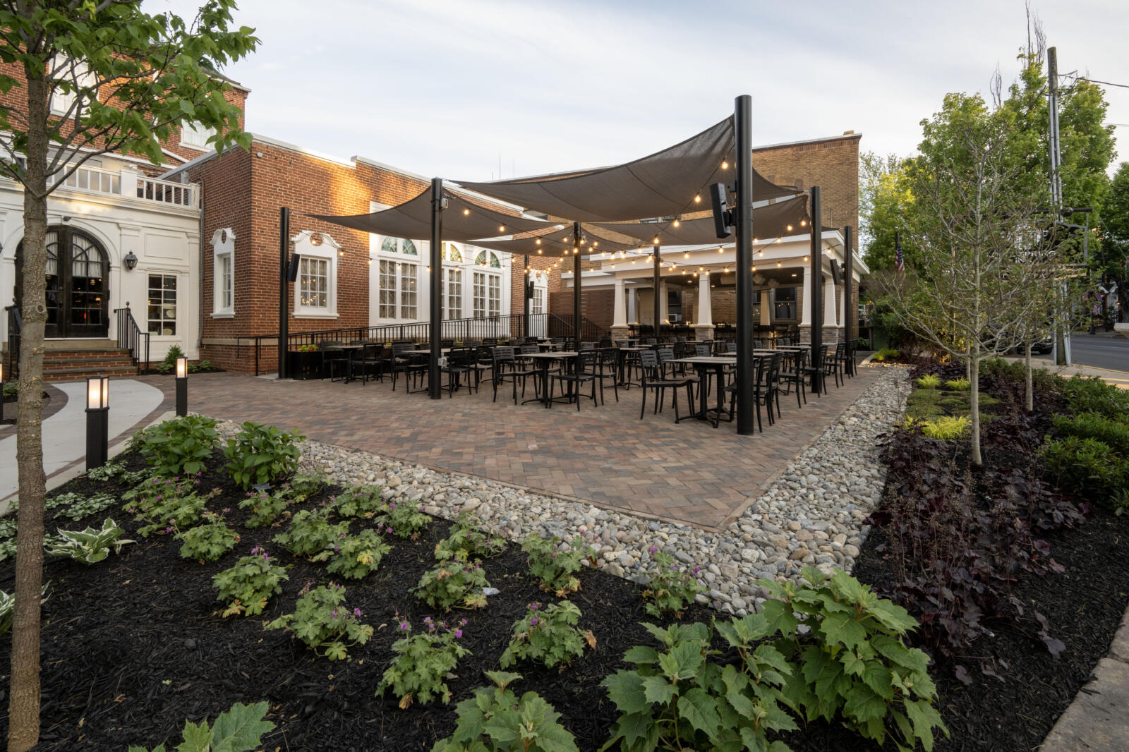 Lititz Springs Inn & Spa Patio - Beers + Hoffman Architecture