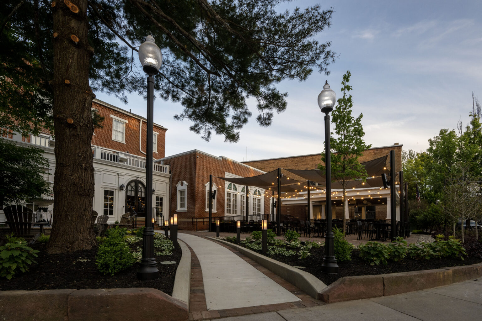 Lititz Springs Inn & Spa Patio - Beers + Hoffman Architecture